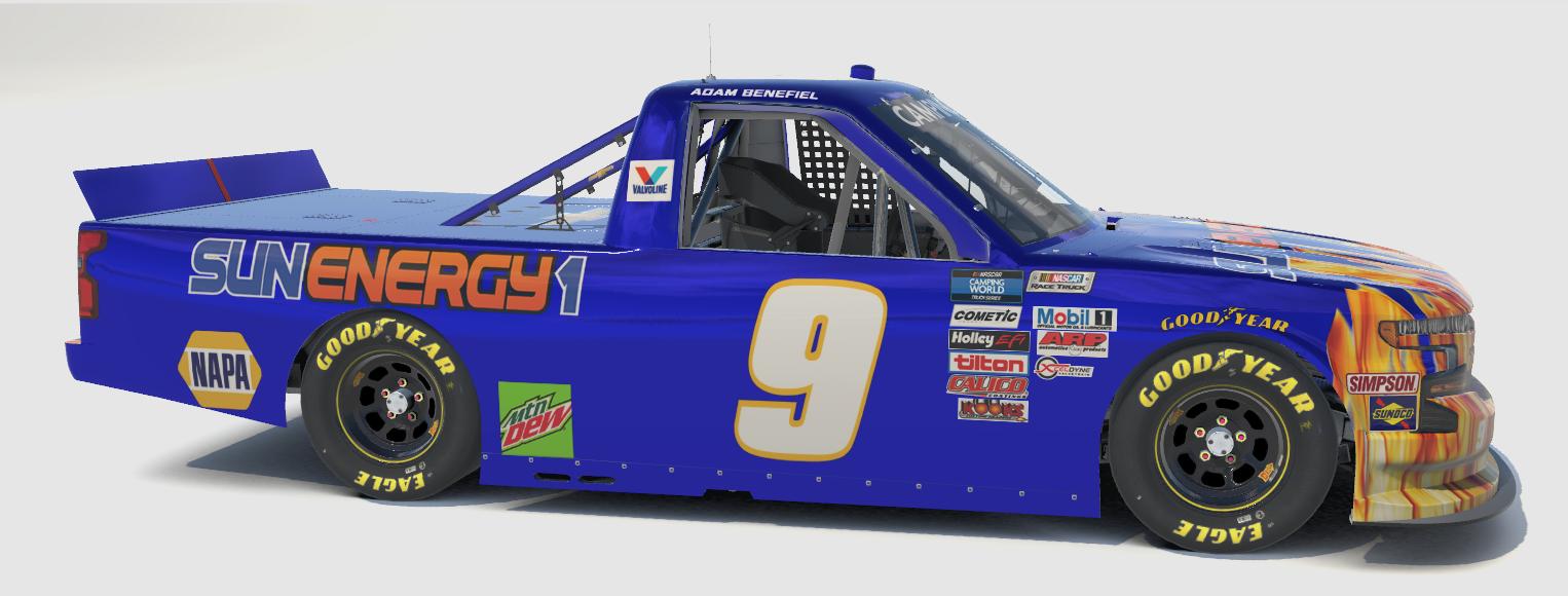 Adam Benefiel SunEnergy Silverado by Steven Ayers Jr - Trading Paints