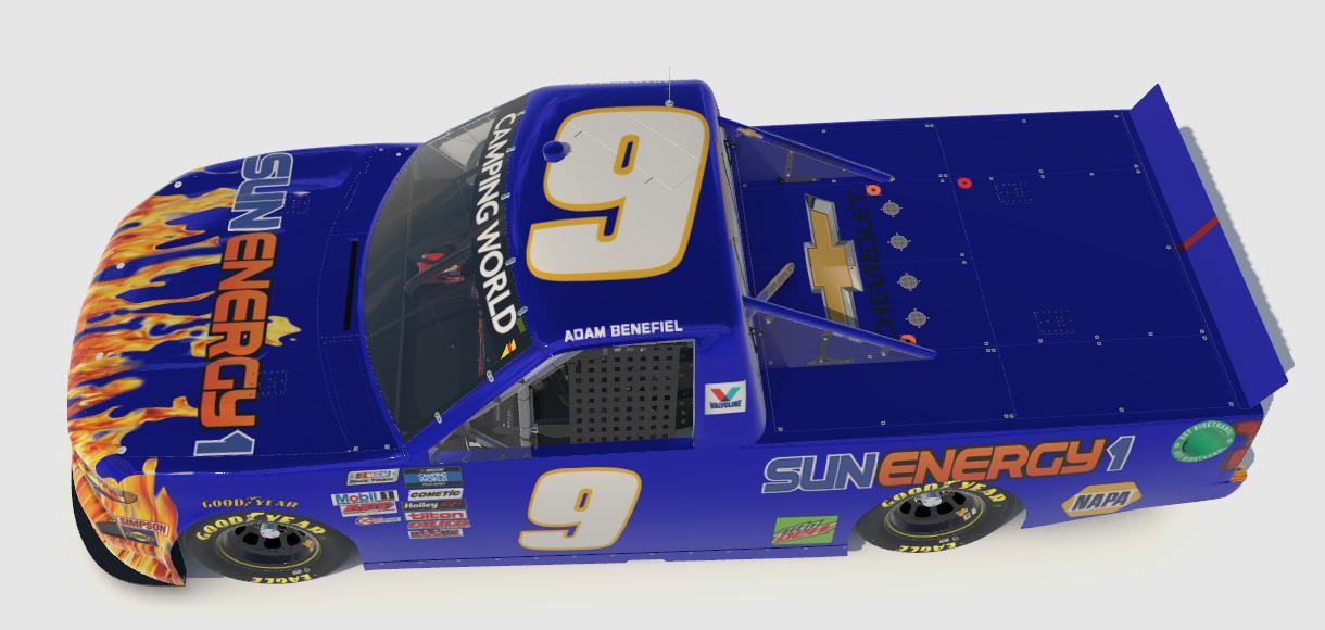 Adam Benefiel SunEnergy Silverado by Steven Ayers Jr - Trading Paints