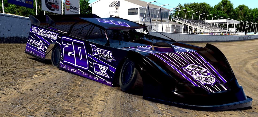 2021 Austin Sessions Purple/Black by Austin Simpson - Trading Paints