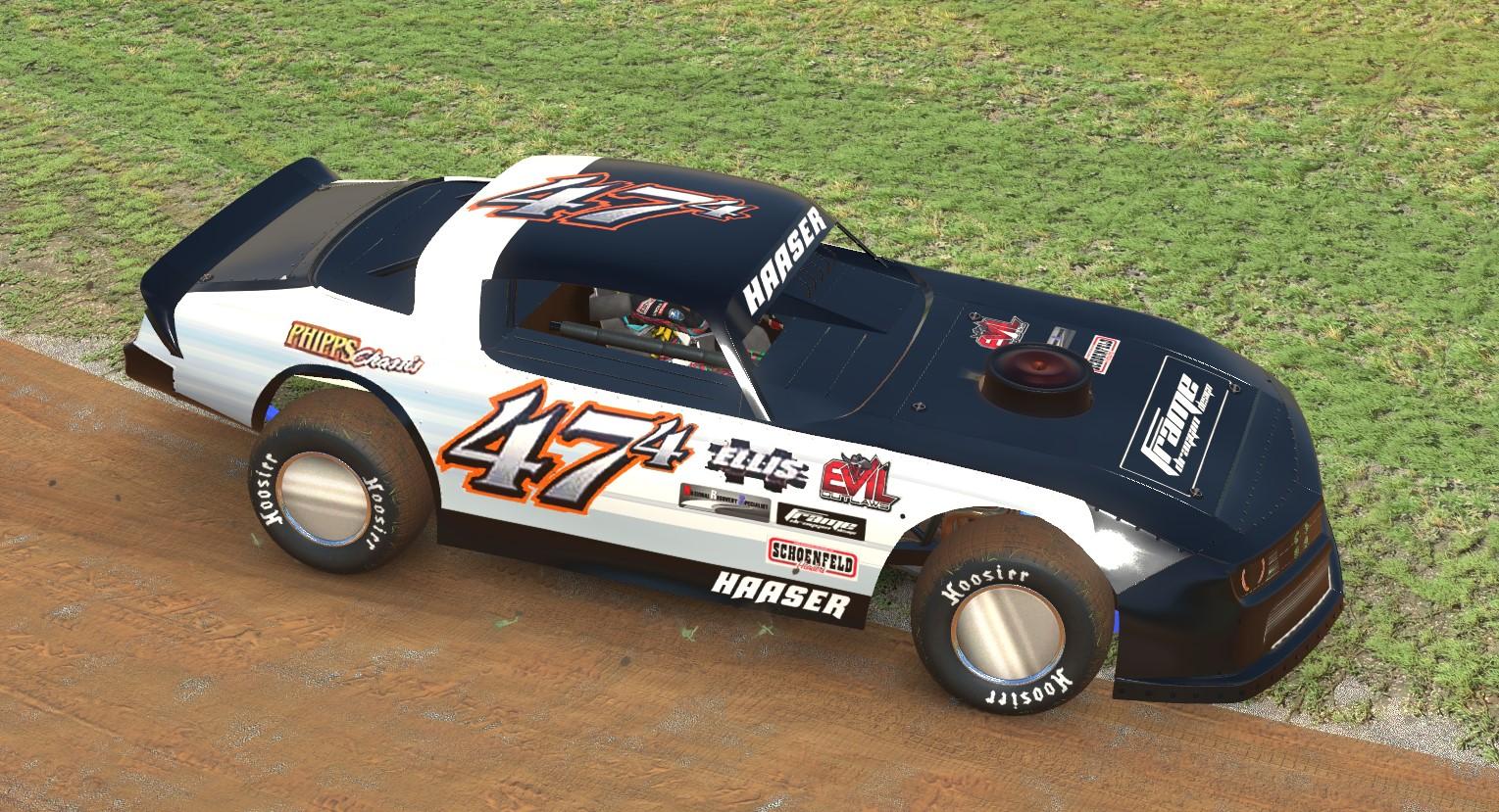 haaser numbers 474 whitie by Benjaman Hickman - Trading Paints