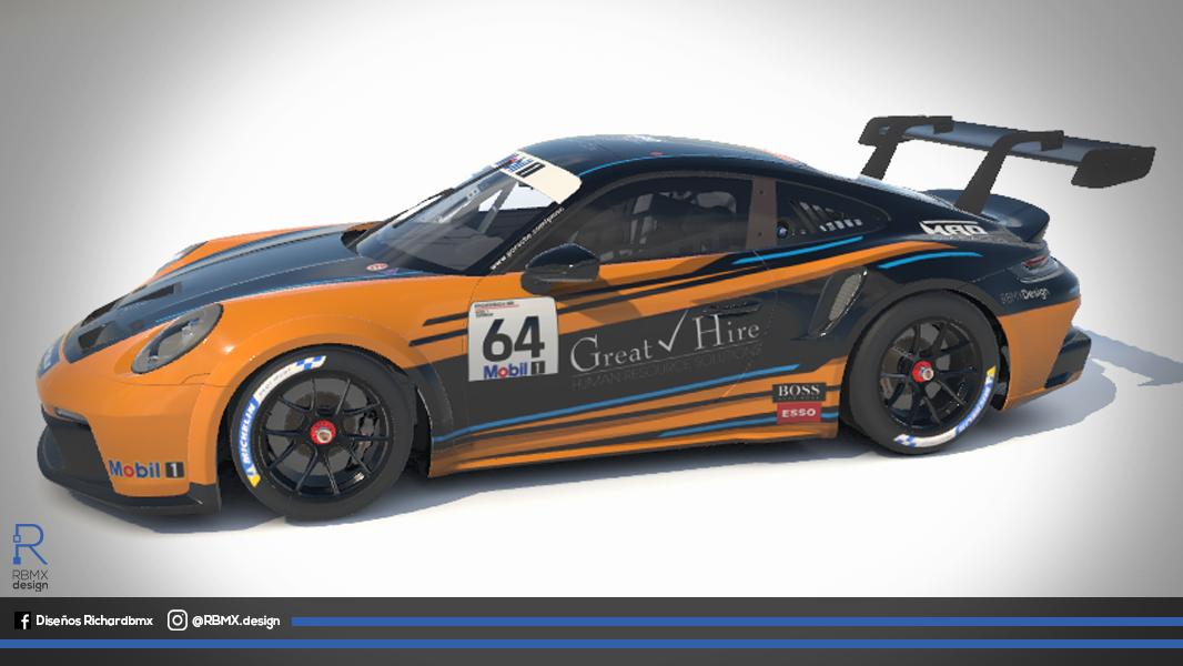 Great Hire HR Porsche 992 by Tyler Beamon - Trading Paints