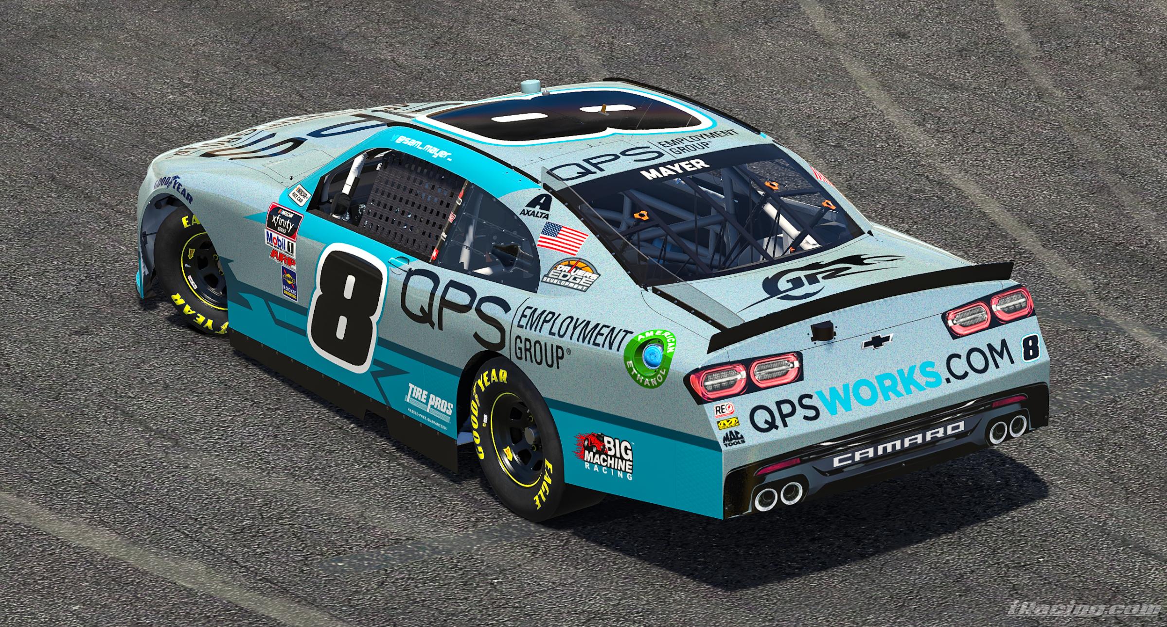 2021 Sam Mayer QPS Employment Group Silver Camaro by Ryan A Williams ...