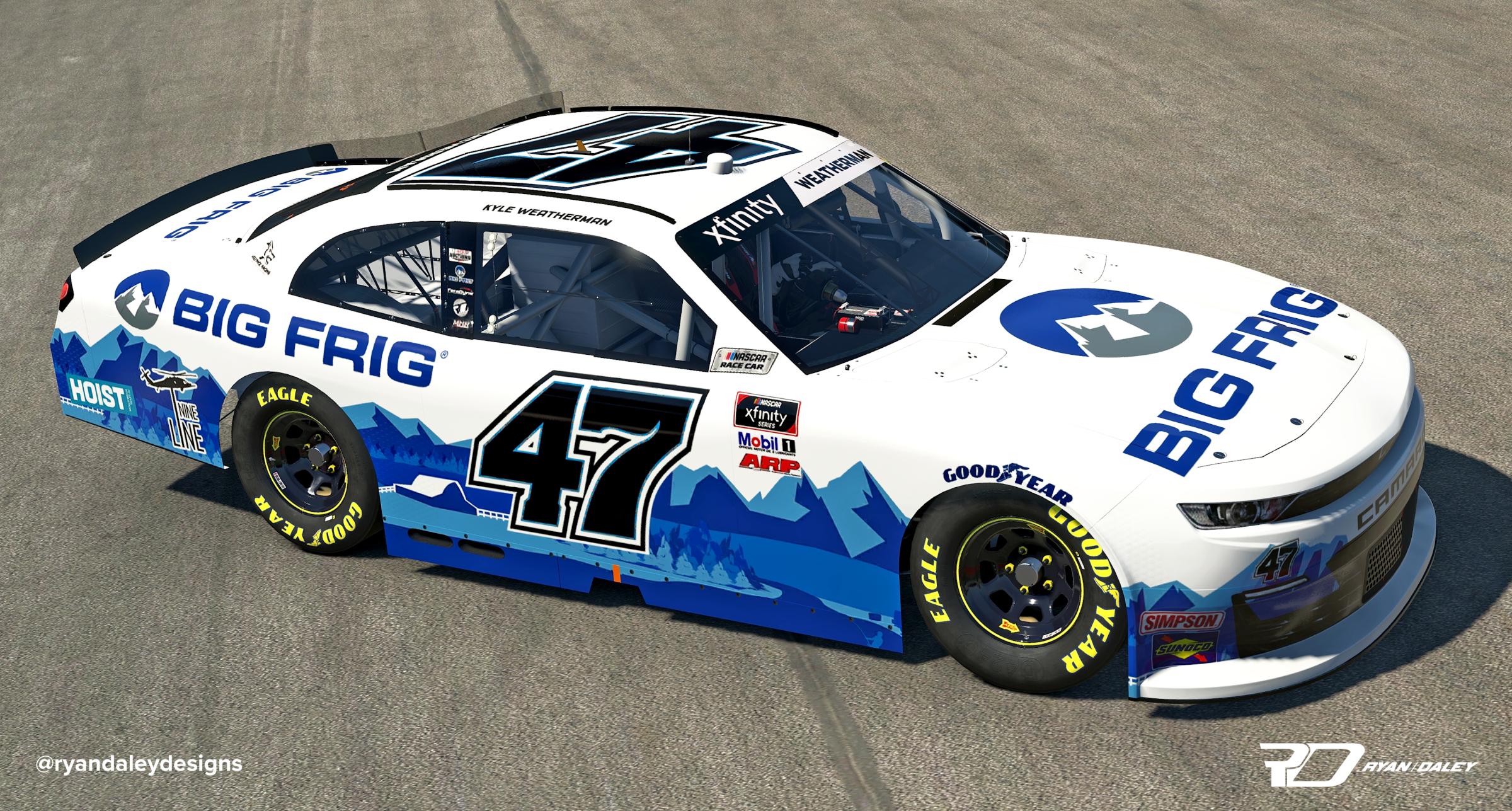 Official 2021 #47 Kyle Weatherman Big Frig With Numbers by Ryan Daley ...