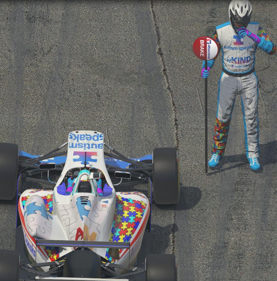 Autism Speaks Driver Suit by Todd Schwarz - Trading Paints