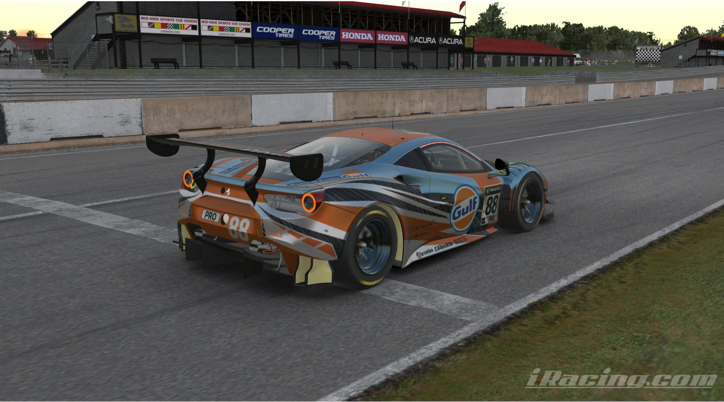 Gulf Ferrari 488 Evo by Neil A Bateman - Trading Paints