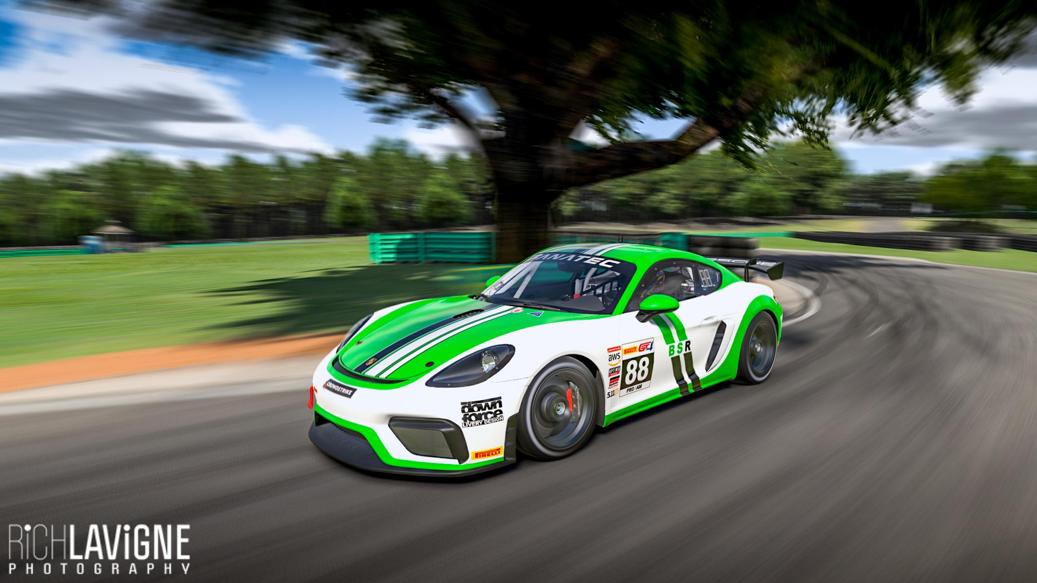 Black Swan Racing Porsche Cayman 718 GT4 by Richard Lavigne - Trading ...