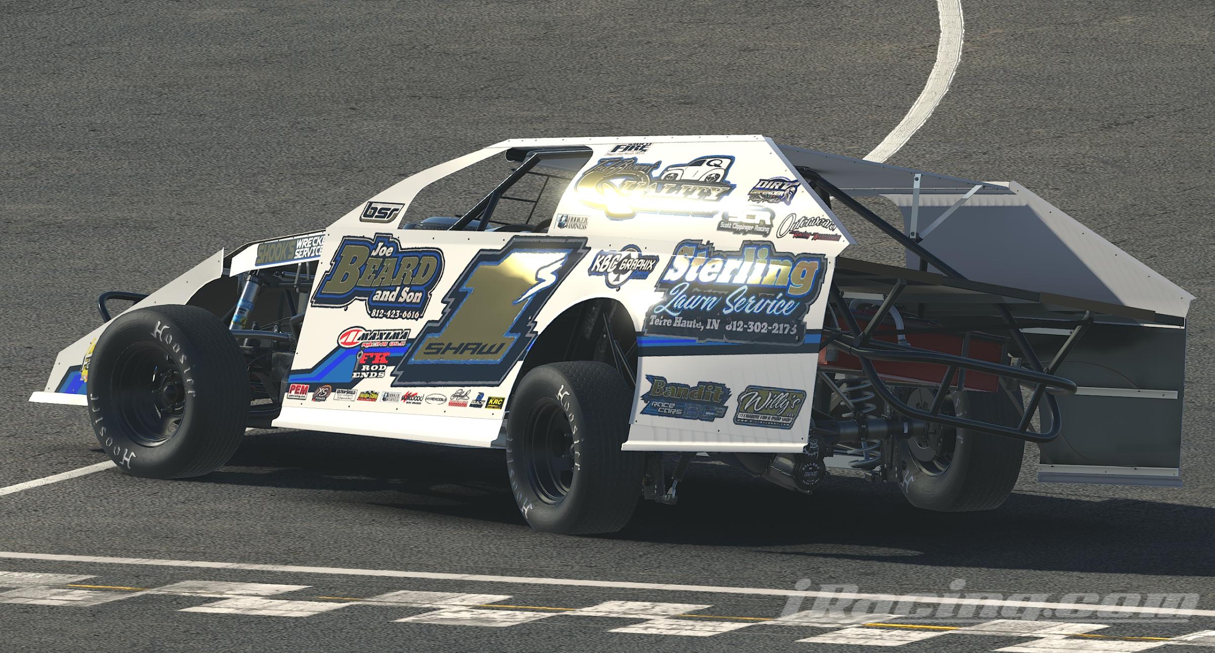 Brain Shaw 2020 UMP Modified Joe Beard and Sons Sterling Lawn Serves 1s ...