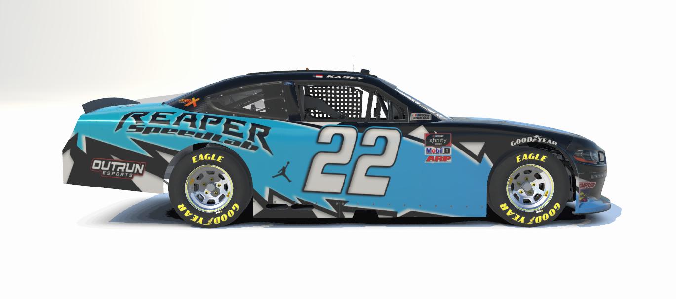 Reaper Speedlab/Outrun Esports #22 Ford Mustang by Justin Lumpkin ...