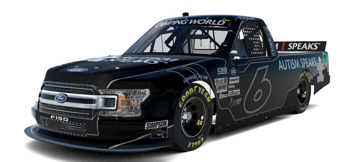 Rick Nichols #6 - NASCAR Gander Outdoors Ford F150 - Autism Speaks by ...
