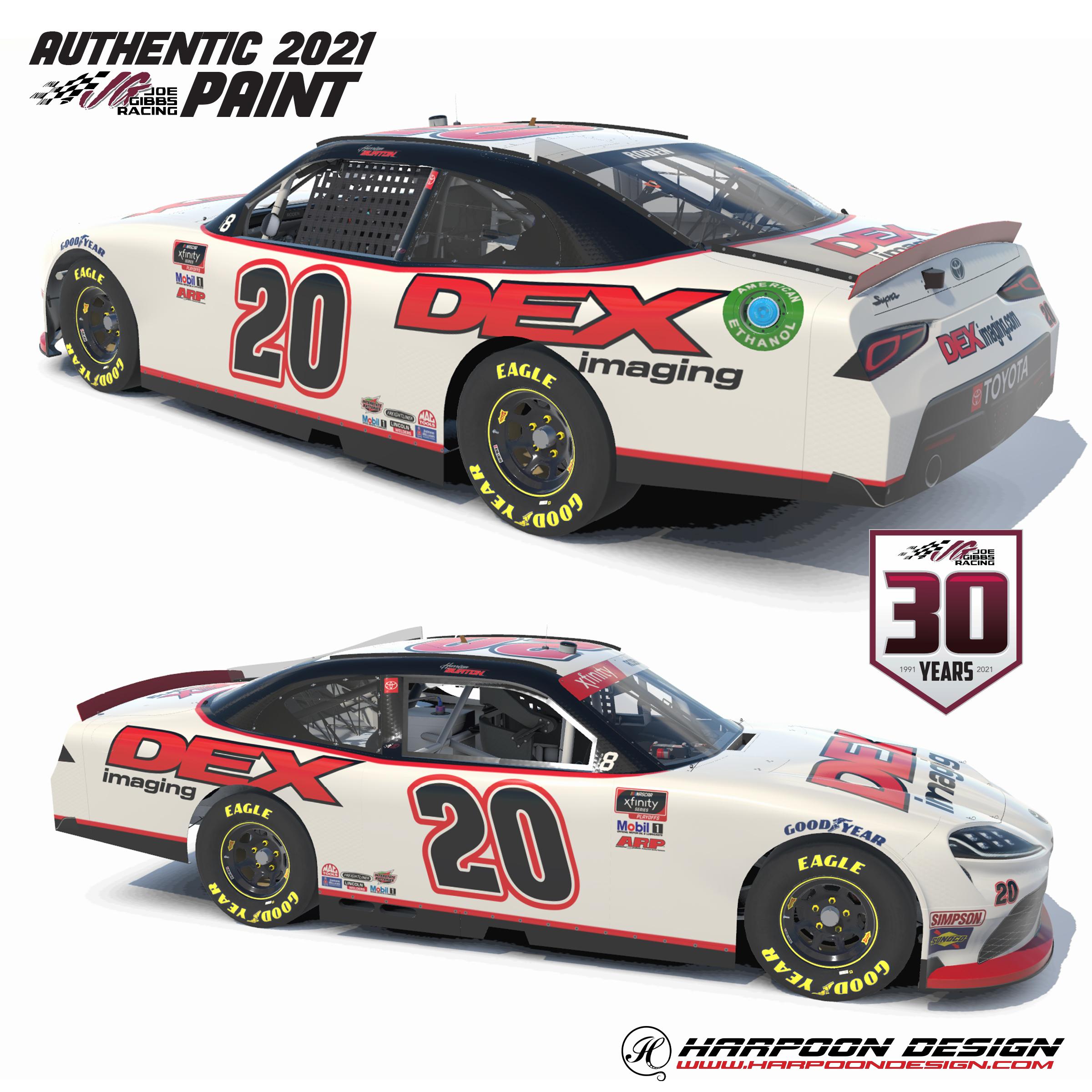 2021 Harrison Burton Dex Playoff Supra No Num by Brantley Roden ...