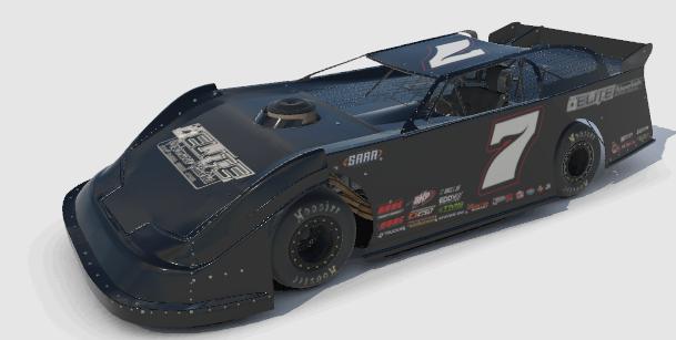 Elite Dirt Late Model No Numbers by James G. - Trading Paints
