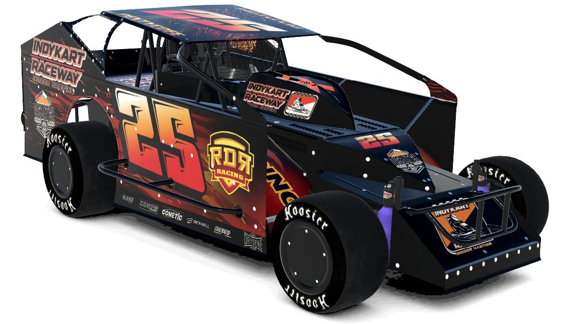 Justin Pentycofe #25 - Dirt Modified Big Block / 358 - Indykart Raceway ...