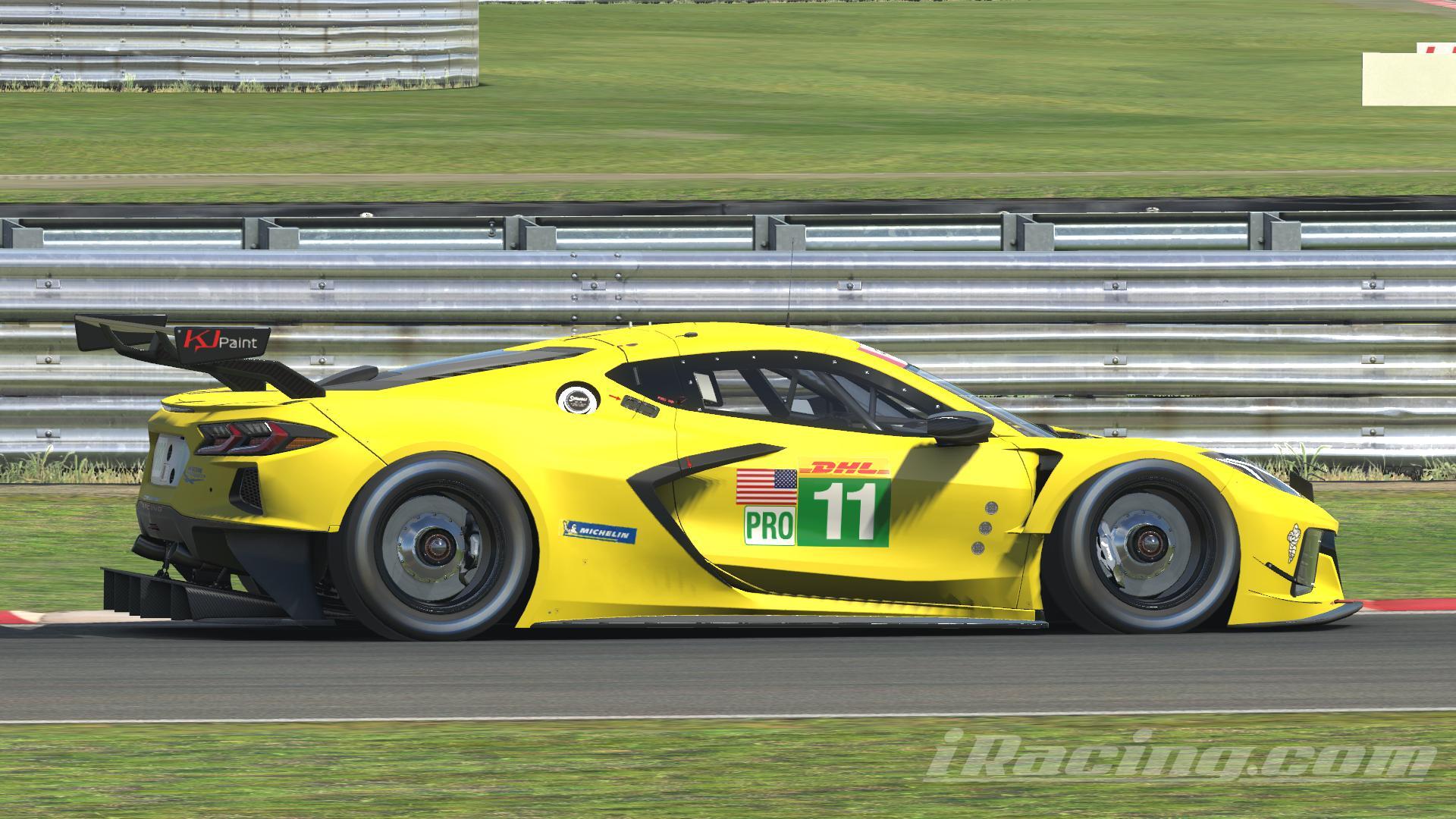 Chevrolet Corvette C8R GTE Matte Yellow Pro by Kimber Jansen - Trading ...