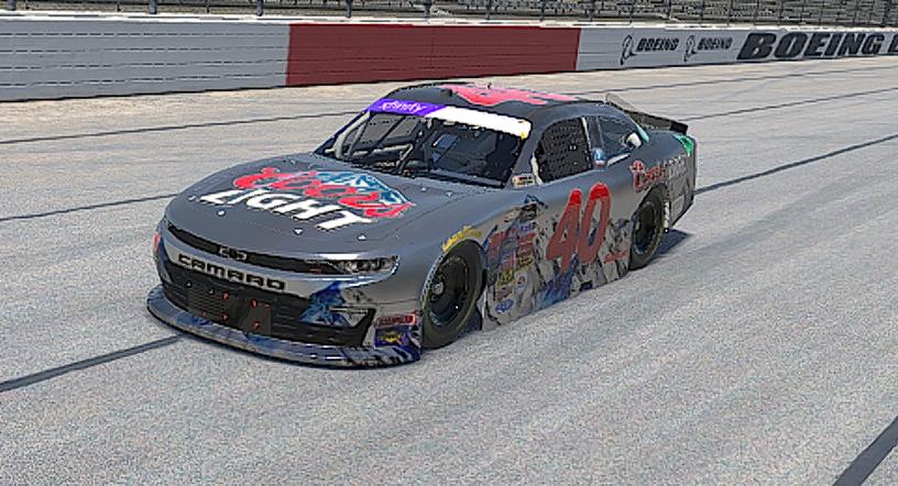 coors light update with number stamped by Chris Isaacs - Trading Paints