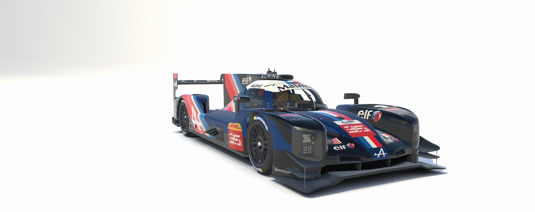 Alpine A480 Livery #35 (CUSTOM NUMBERS) by Andrew Schulte2 - Trading Paints