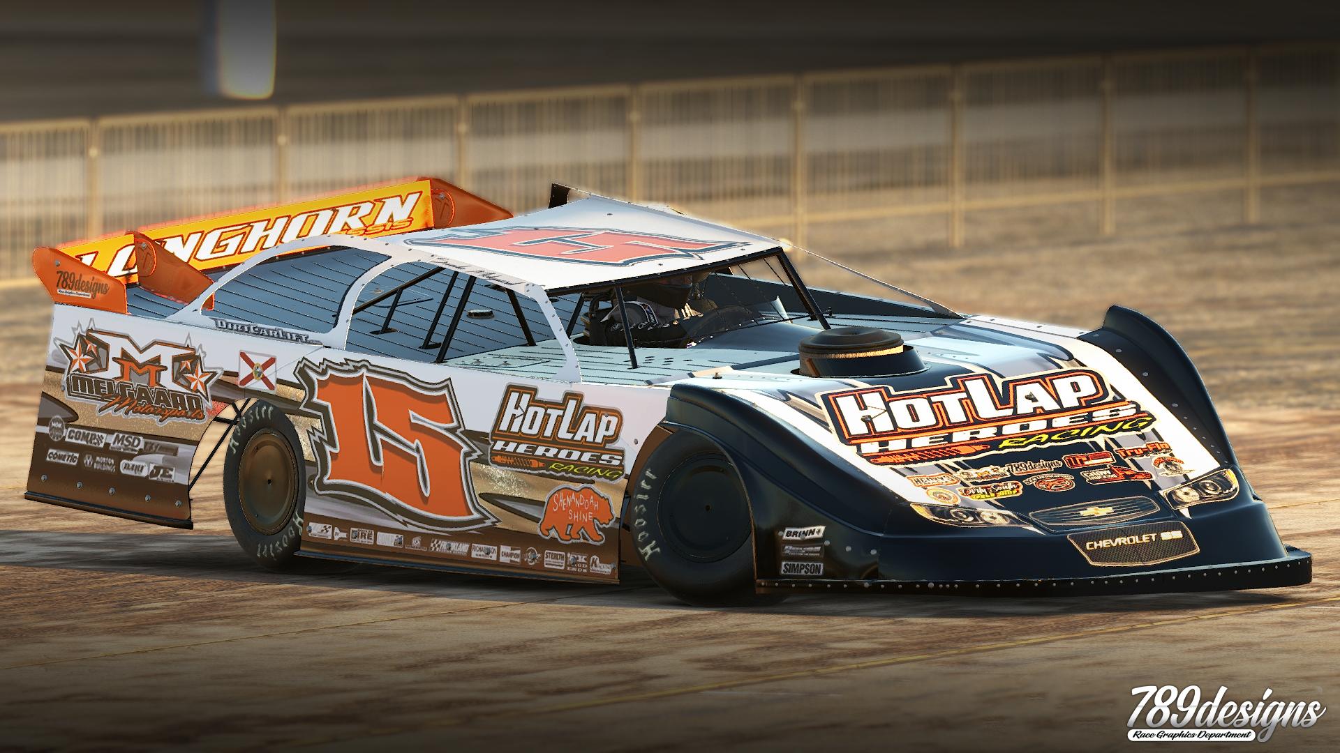 Swede Melgaard HLH Dirt Late Model by Garrett Marshall - Trading Paints