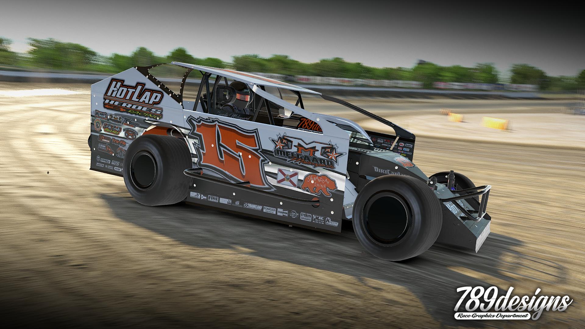 Swede Melgaard HLH Big Block Modified by Garrett Marshall - Trading Paints