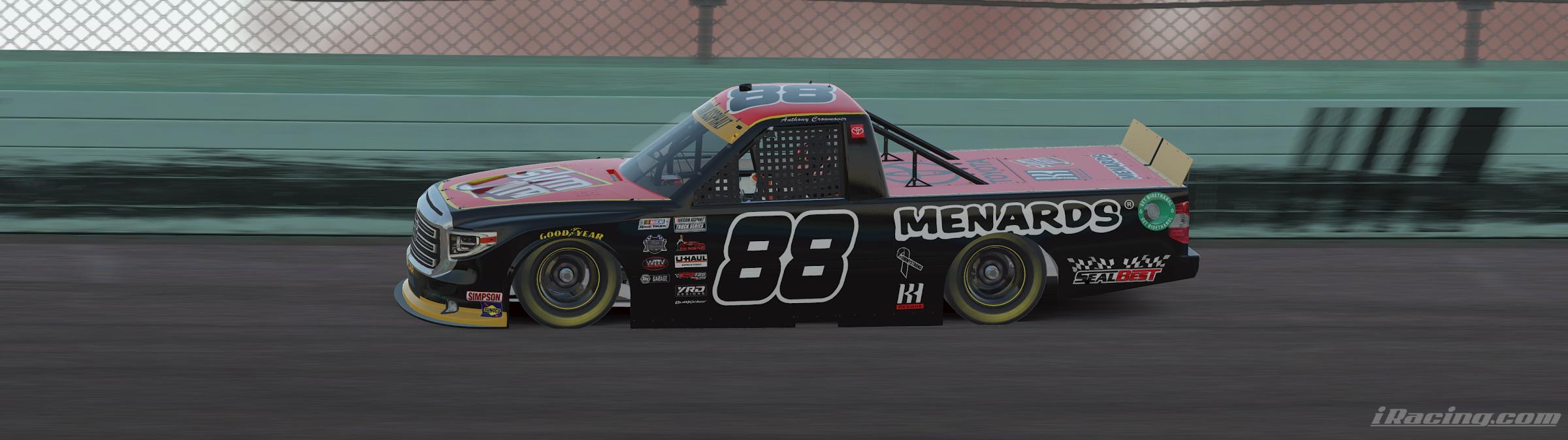 #88 Slim Jim/Menards 2021 Kickin Assphalt Tundra by Konner Hazel ...