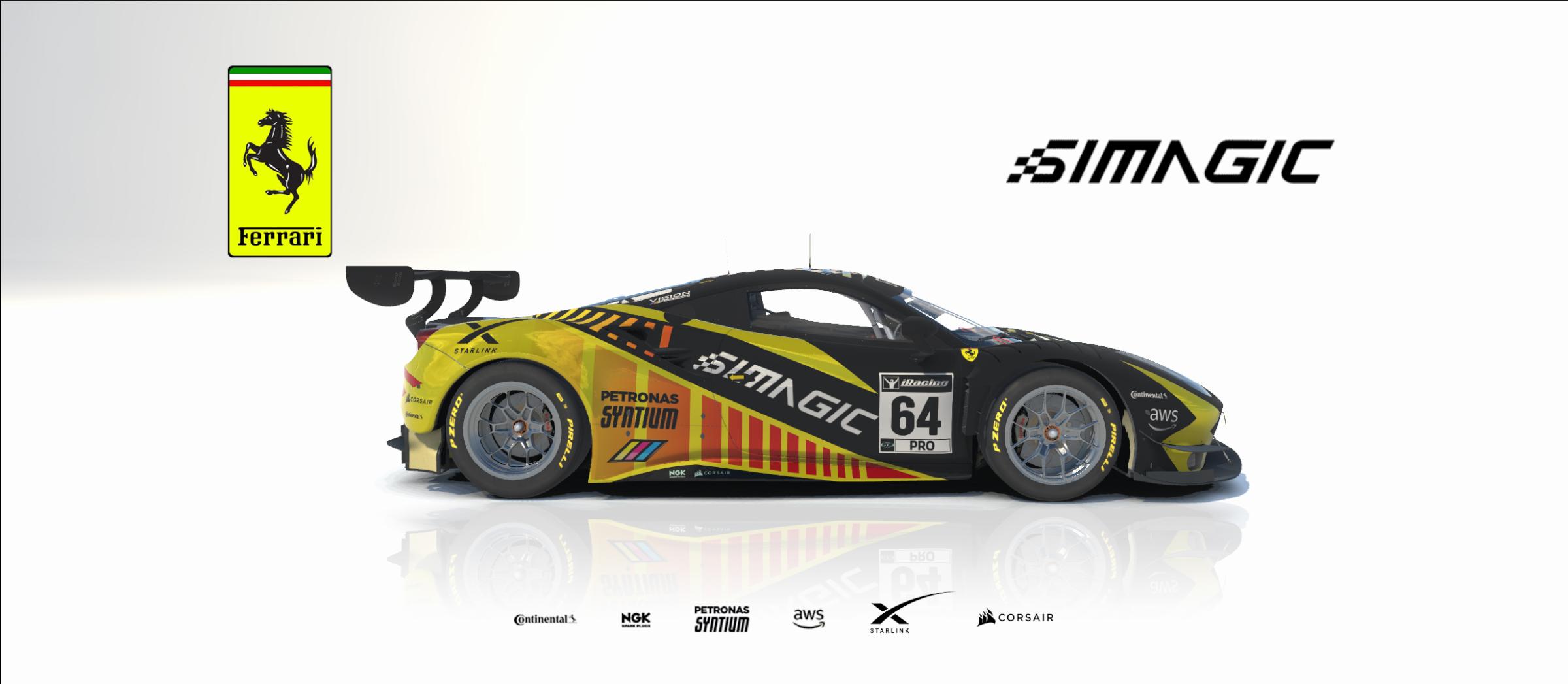 SIMAGIC 488 GT# Evo by Dave Candie - Trading Paints