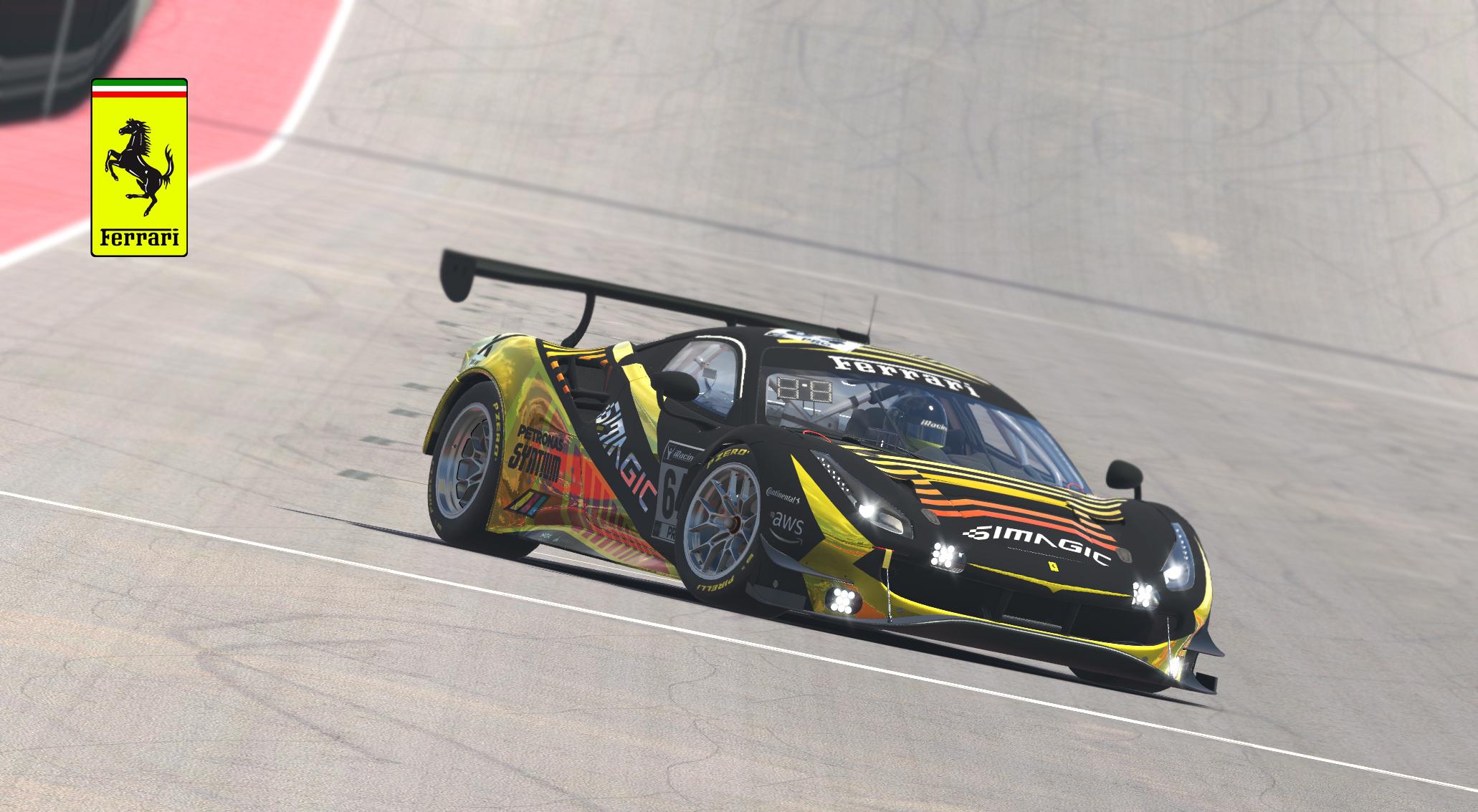 SIMAGIC 488 GT# Evo by Dave Candie - Trading Paints