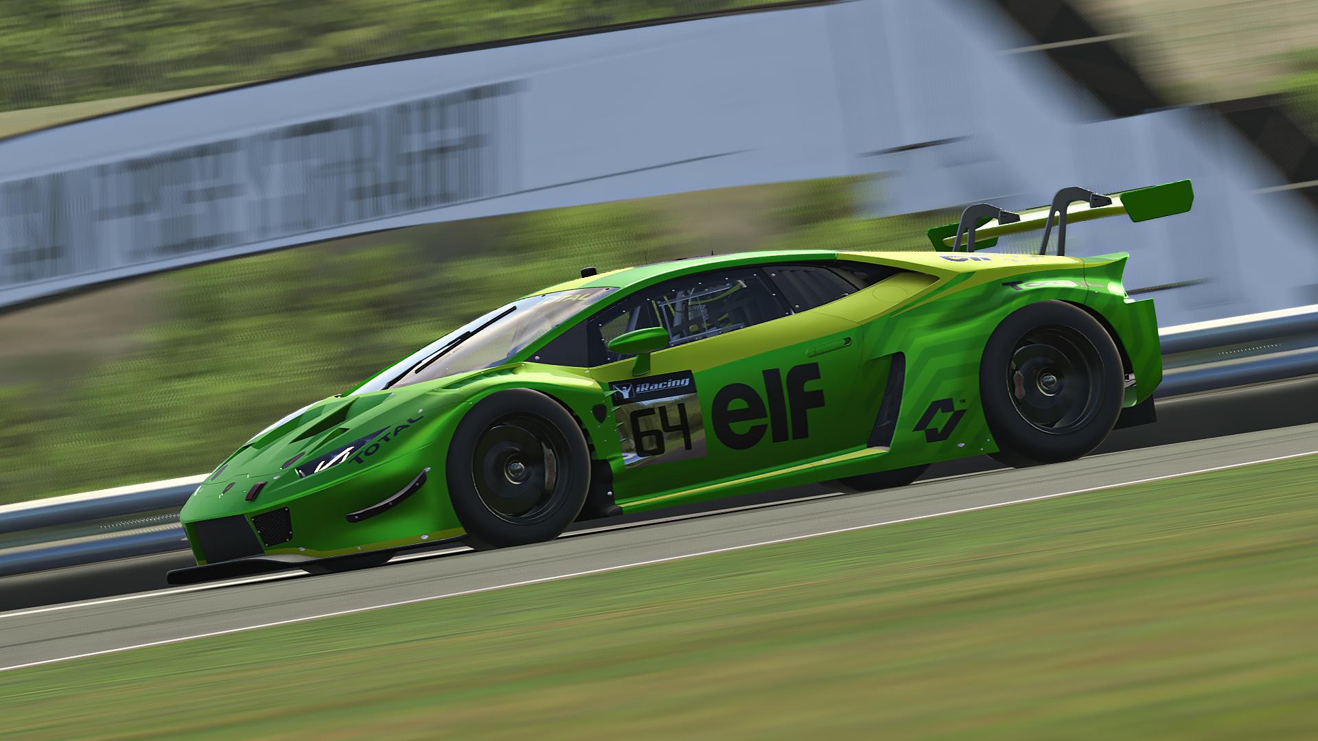 ELF Lamborghini EVO GT3 - Lime Edition by Steve Wyper2 - Trading Paints