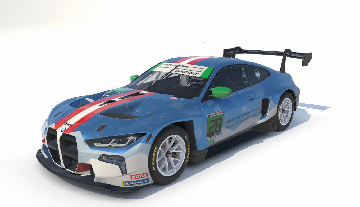 Dinero Eagle Gang - Austrian IMSA GTD by Moritz R. - Trading Paints
