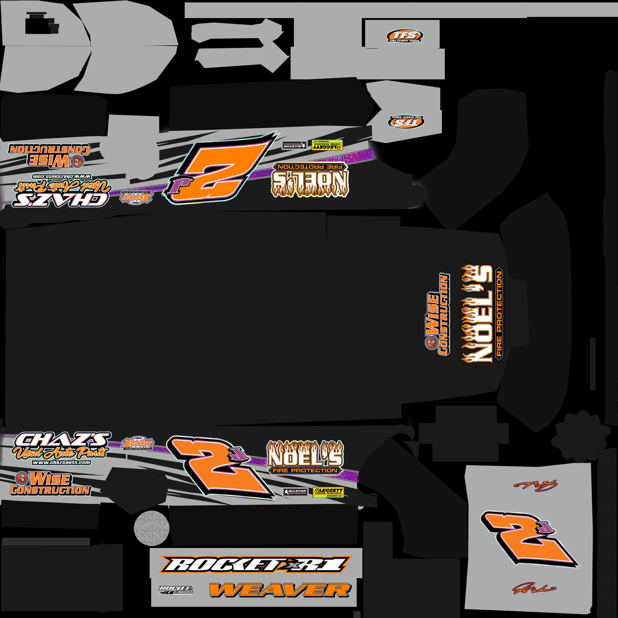 Justin Weaver 2021 by Ryan Weaver - Trading Paints