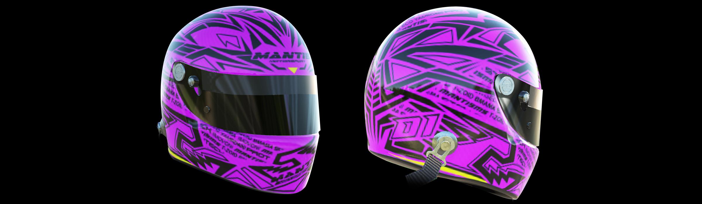Helmet CARBON PINK by Kirk S. - Trading Paints