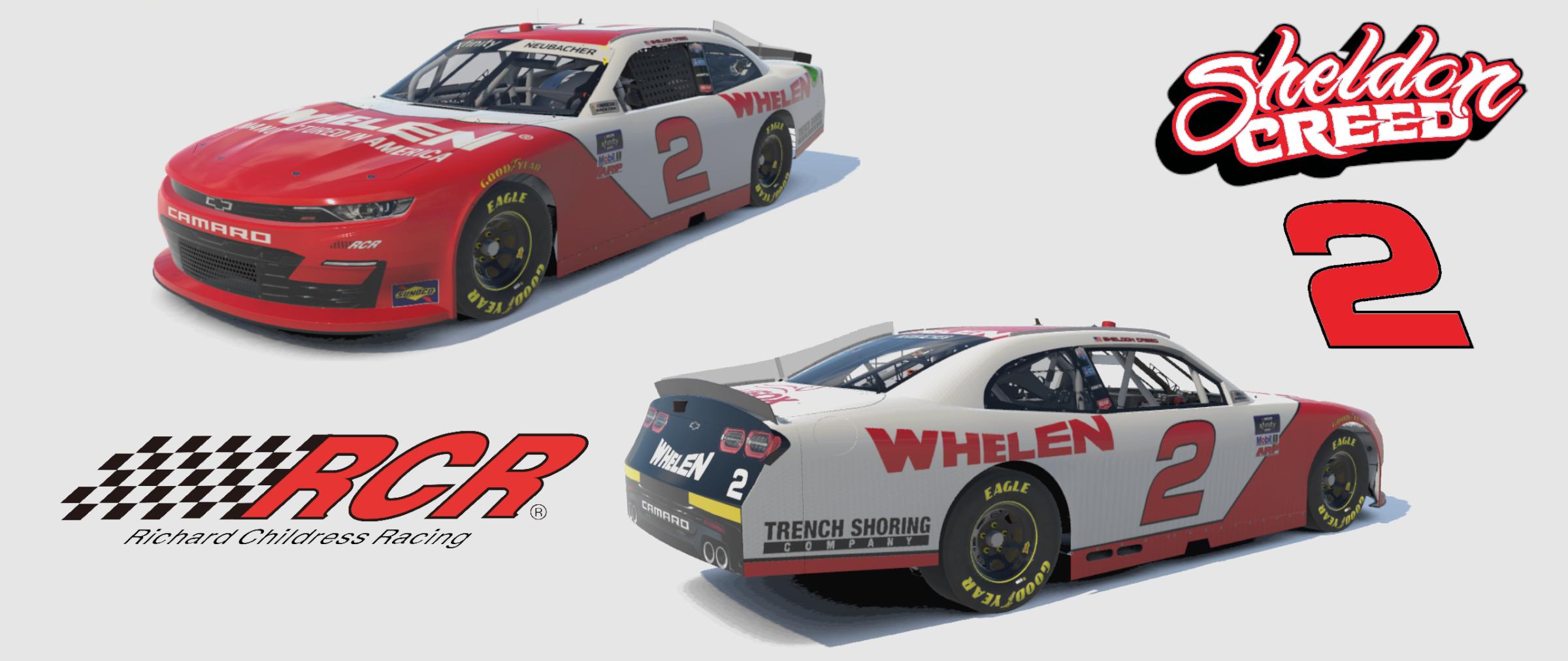 Sheldon Creeds 2022 Whelen Scheme by Benjamin W. Rogers - Trading Paints