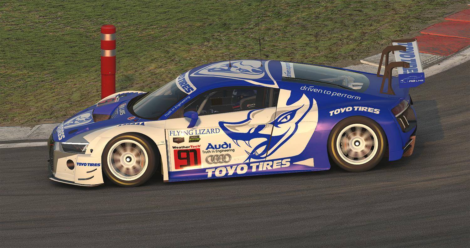Toyo Tires/Flying Lizard Audi R8 LMS GT3 by Warren M. - Trading Paints