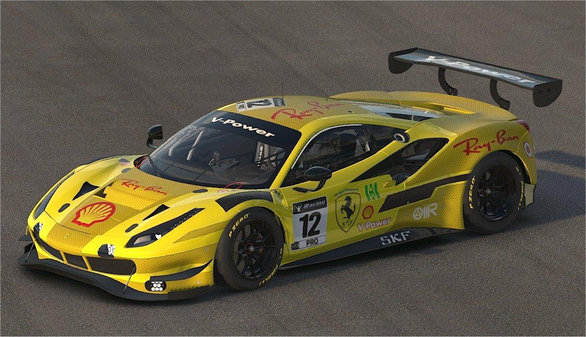 Ferrari Yellow by Ken McDonald - Trading Paints