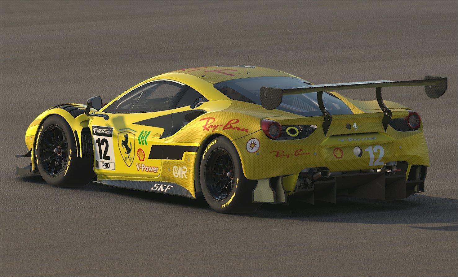Ferrari Yellow by Ken McDonald - Trading Paints