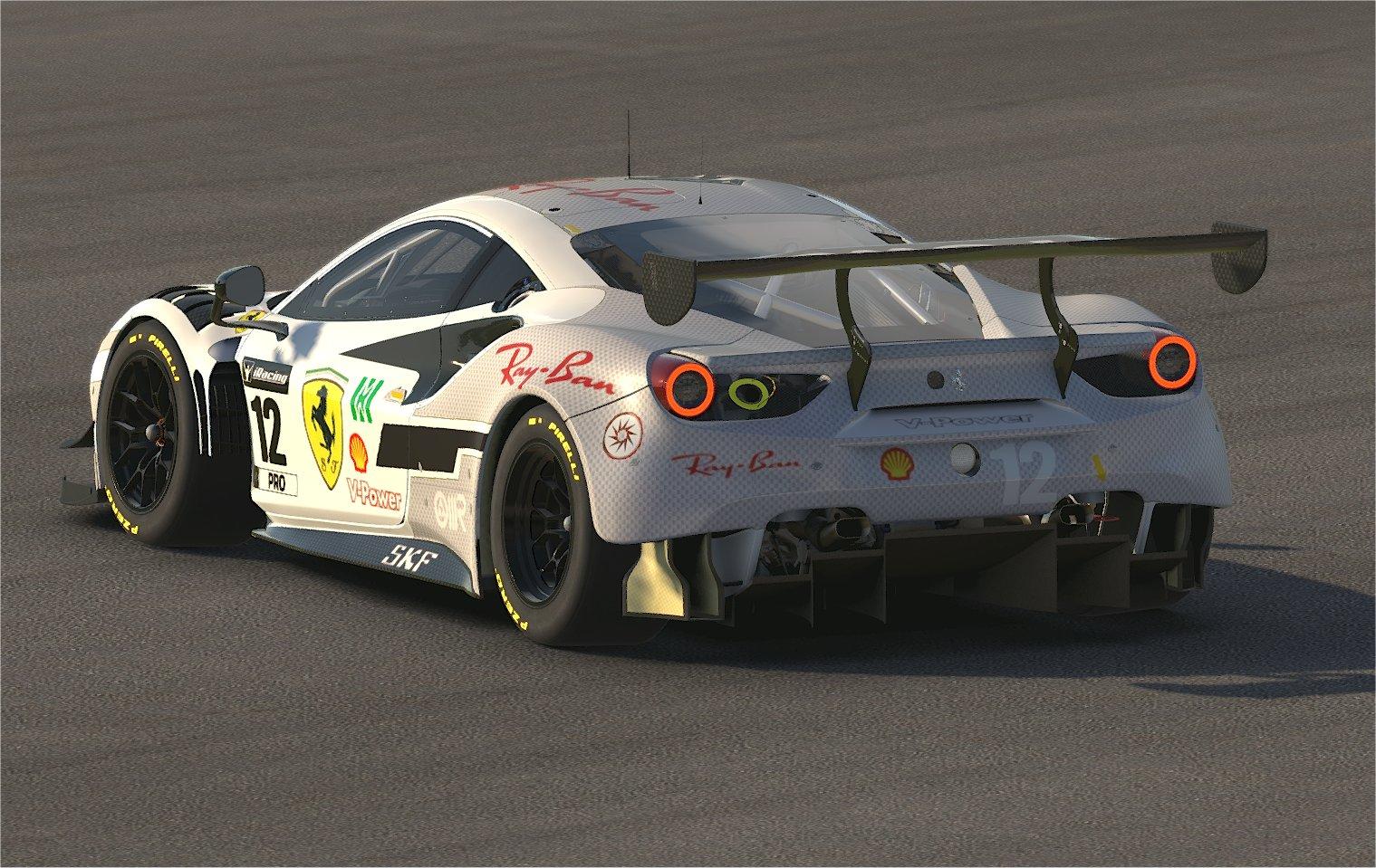 Ferrari White by Ken McDonald - Trading Paints