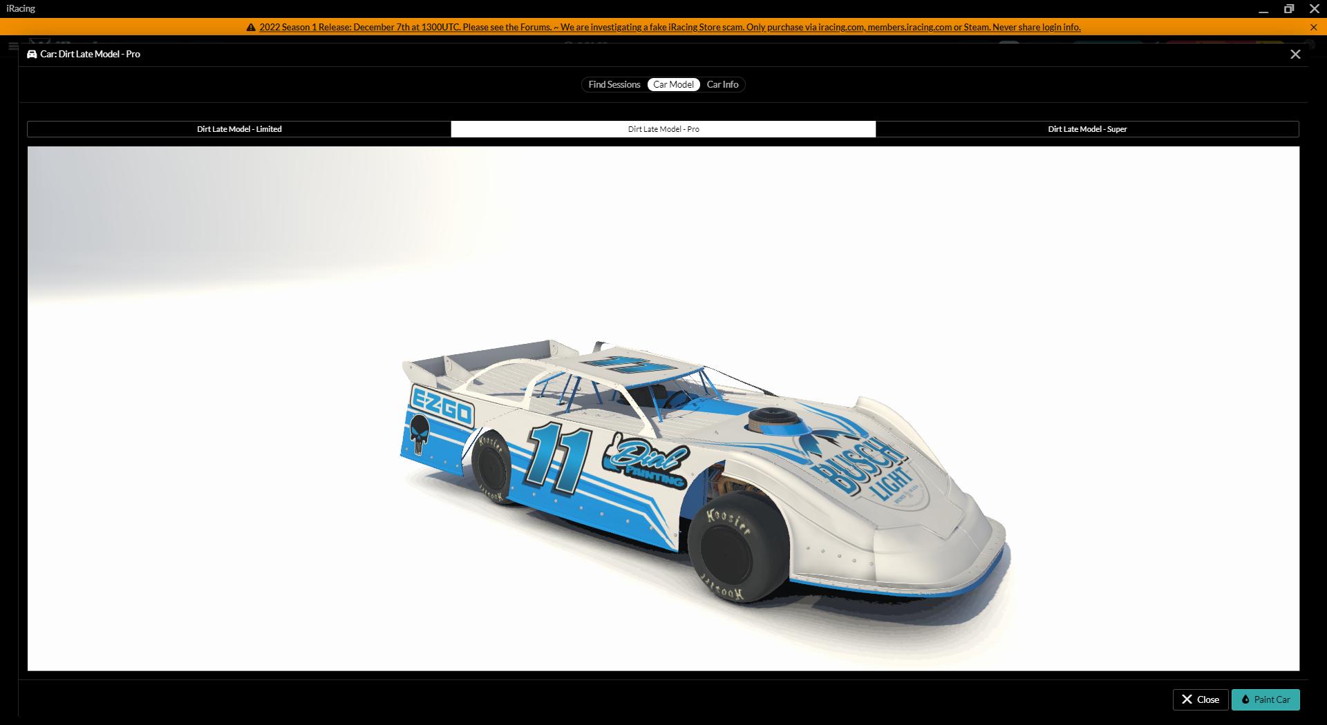 custom blue and white late by Jamison Watson - Trading Paints