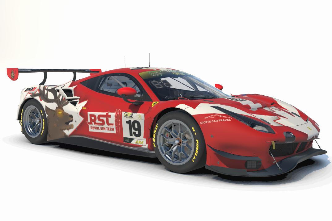 Screeching Moose Motorsports Ferrari EVO GT3 (Inter GT) by Lukas Santos ...