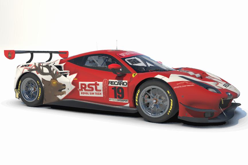 Screeching Moose Motorsports Ferrari EVO GT3 (IMSA) by Lukas Santos ...