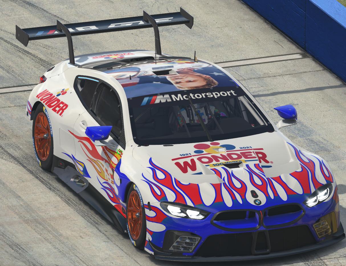 Wonder Bread Ricky Bobby Talladega Nights BMW M8 GTE by Todd Schwarz ...
