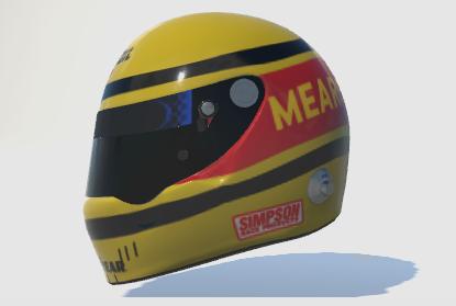 Rick Mears 1988 Indy 500 Helmet by Kevin Lail - Trading Paints