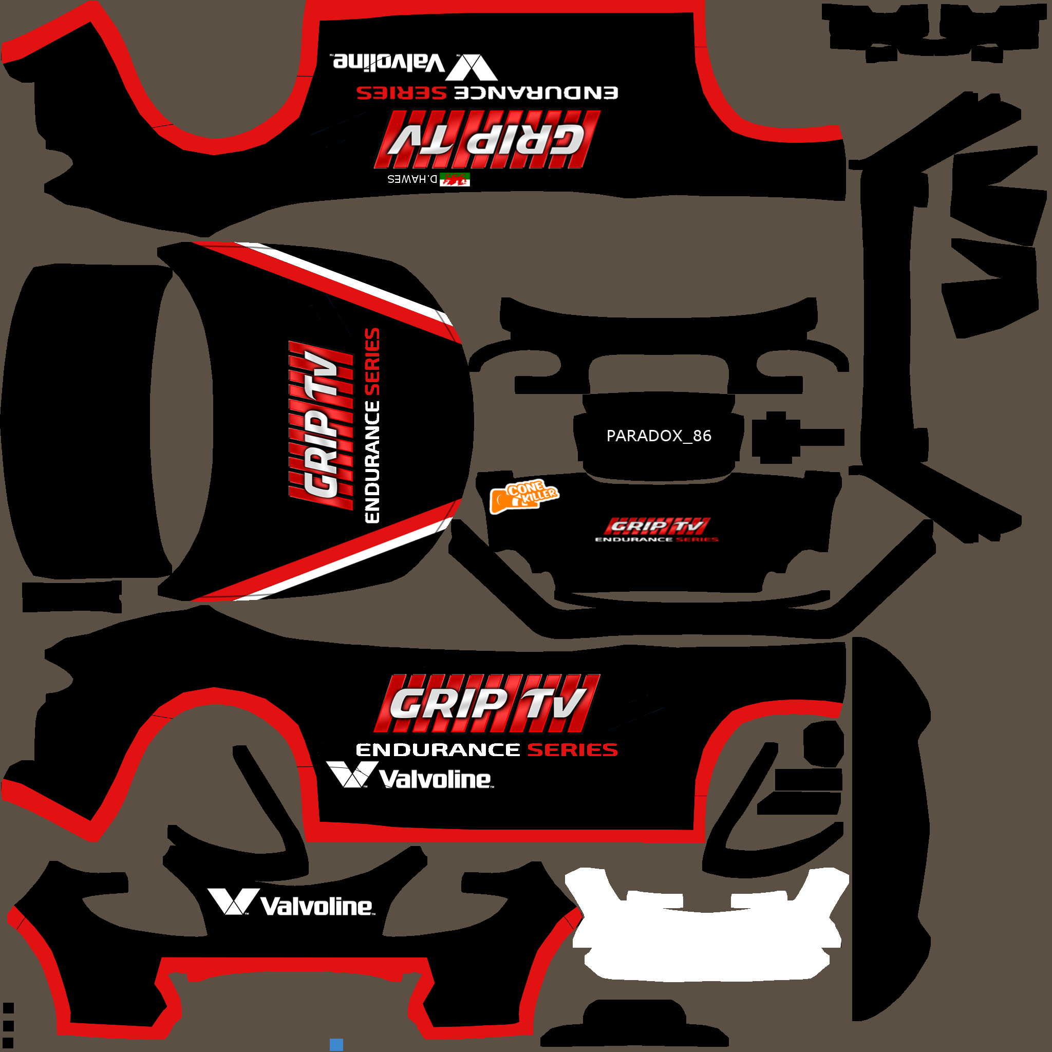 GripTV Endurance by Daniel Hawes - Trading Paints