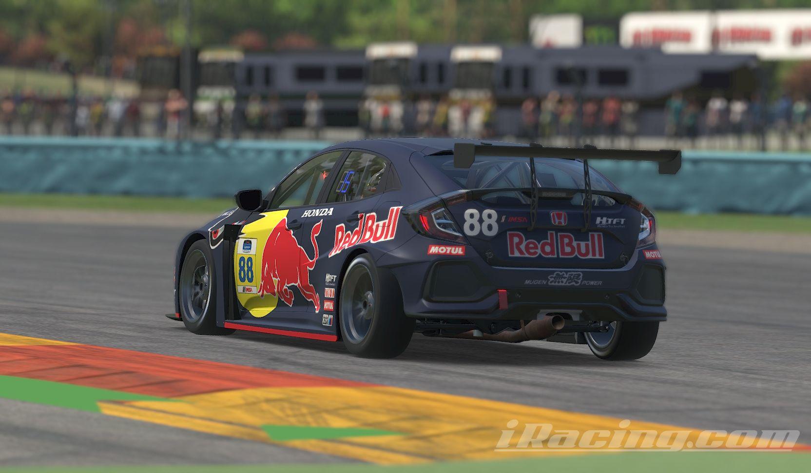 RED BULL Mugen Honda Civic Type R by Stephane Parent - Trading Paints