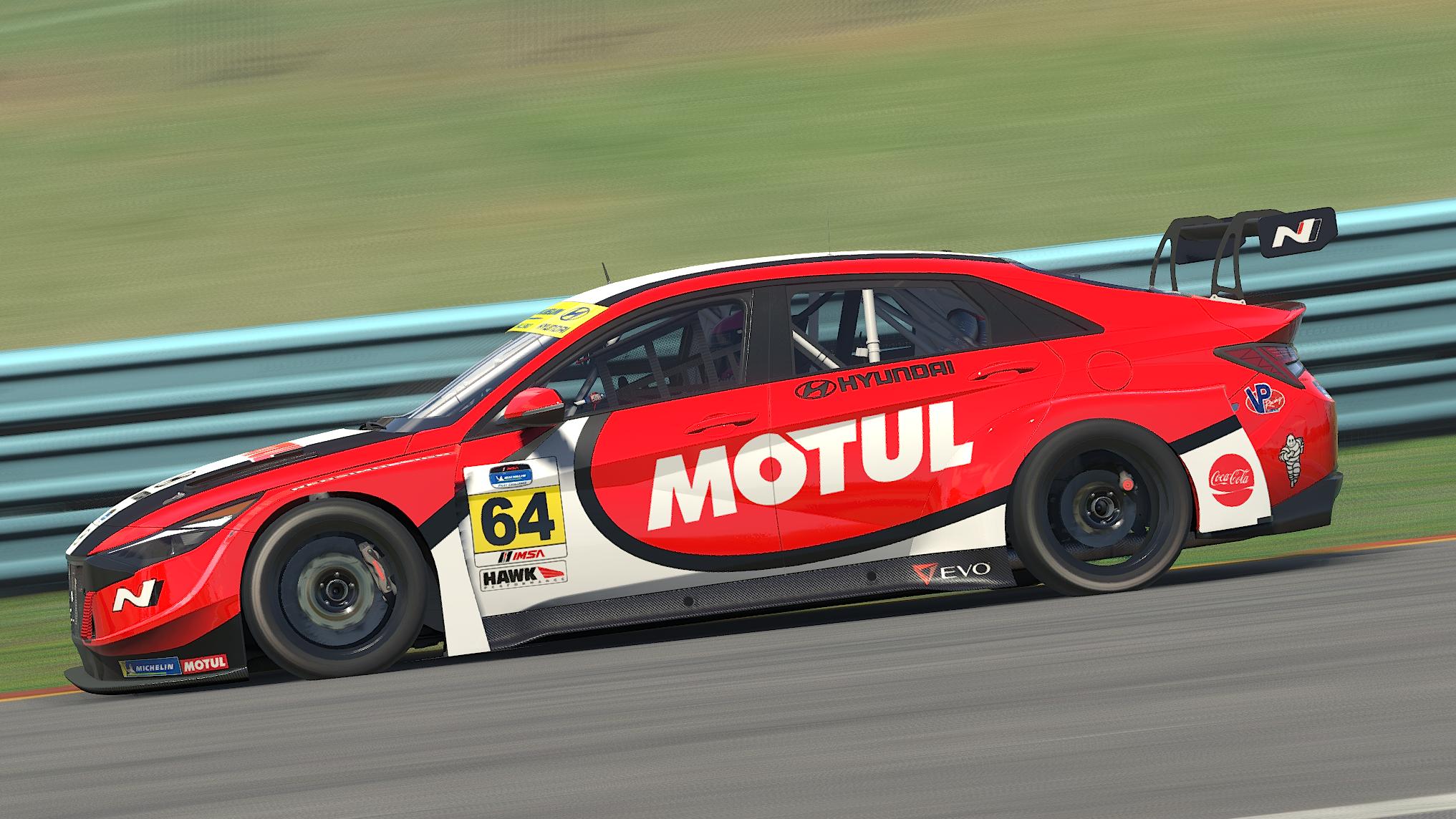 Motul Elantra TCR w/IMSA PC Decals by Blaine Sparling - Trading Paints