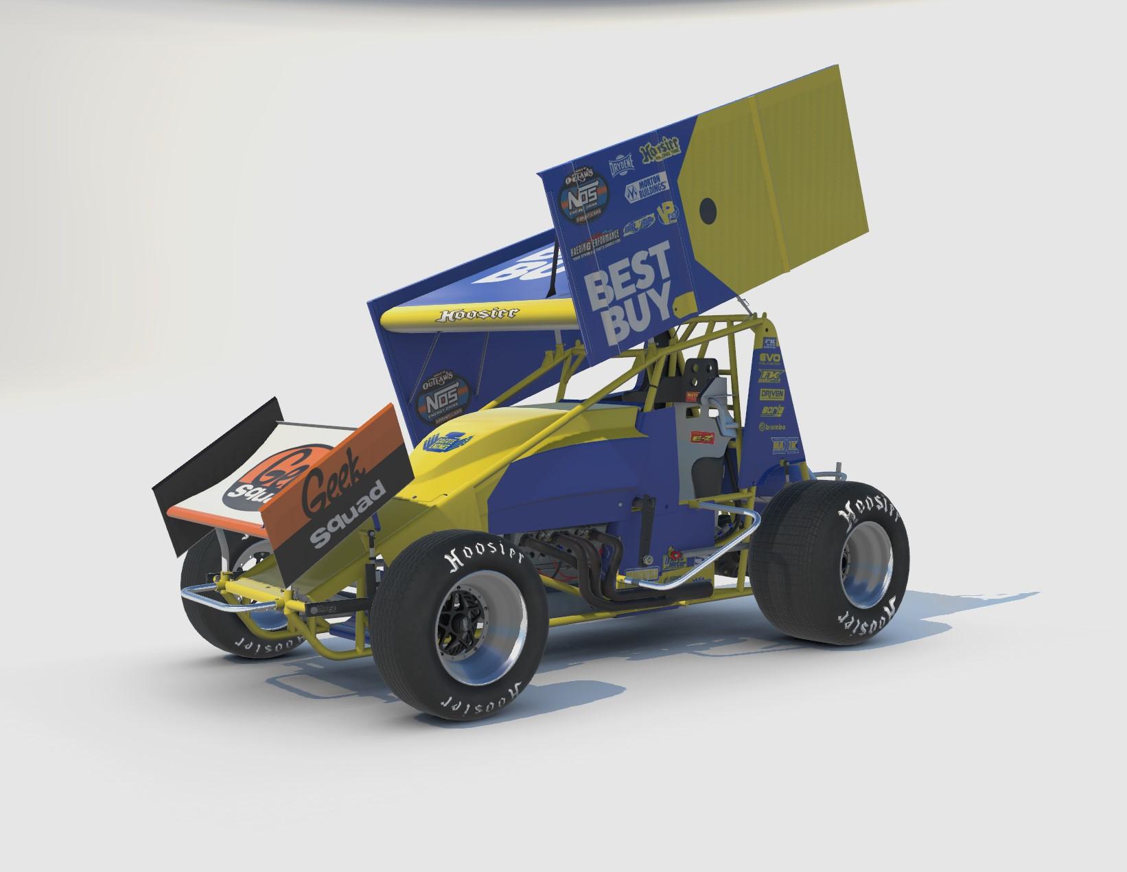 Best Buy Sprint Car Sim Stamp Number by Jody W. - Trading Paints
