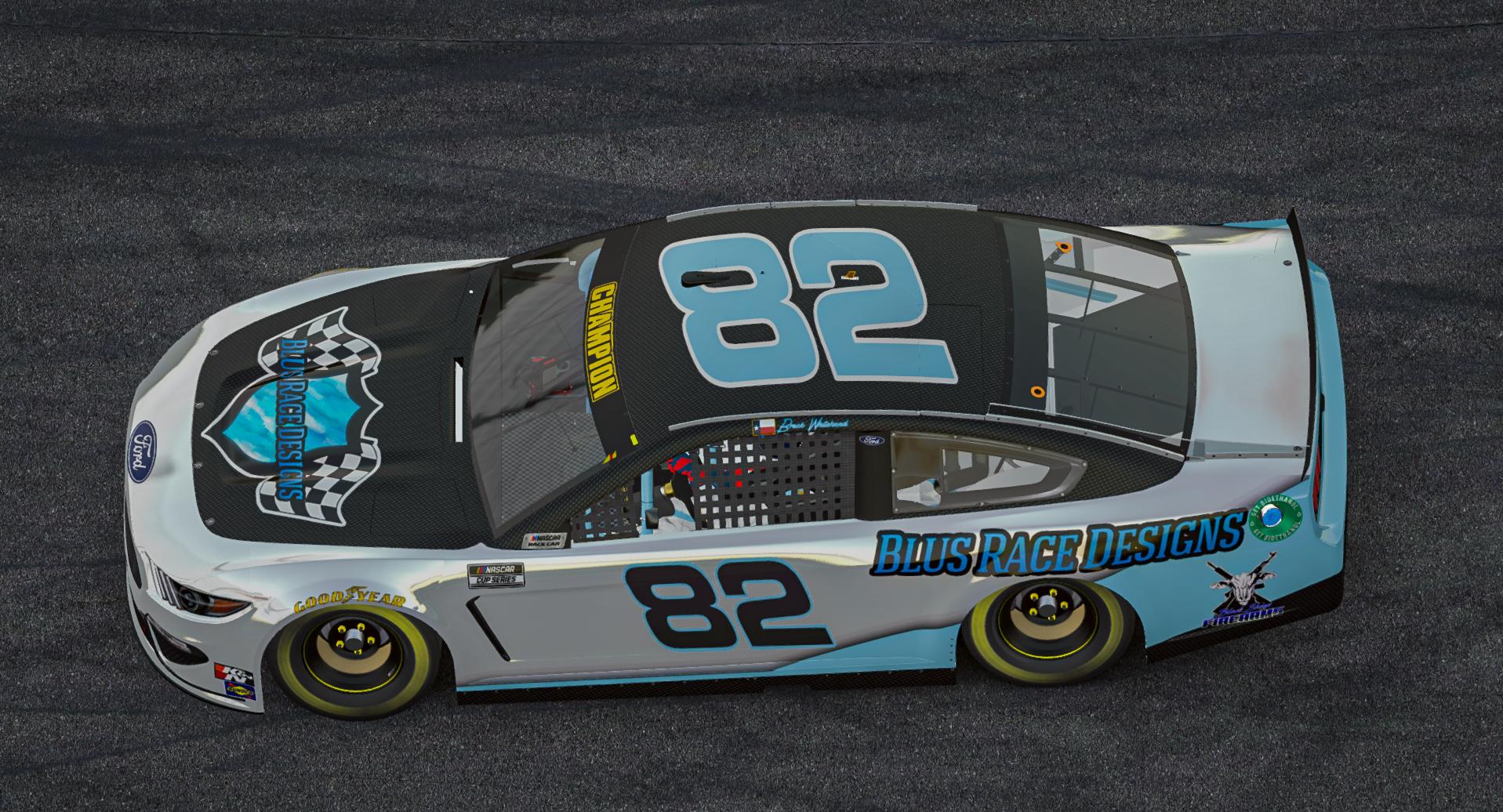 Blus Race Designs #82 Gen 6 Ford Cup car by Noah O. - Trading Paints