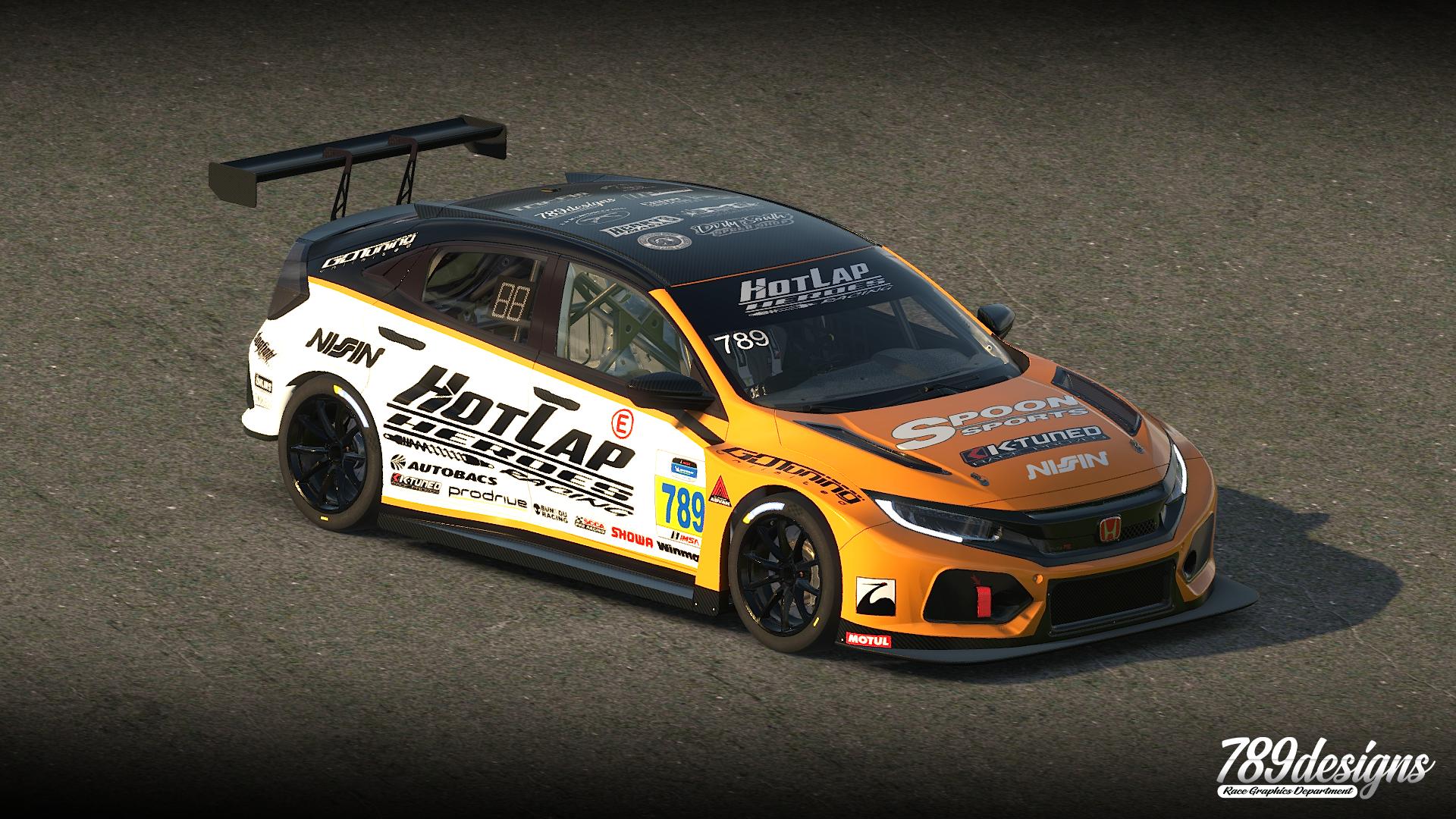 Swede Melgaard HLH Honda Civic Type R by Garrett Marshall - Trading Paints
