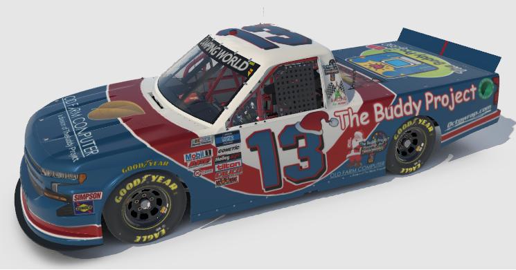Jerry Nadeau Daytona Truck by Derek Fulton - Trading Paints