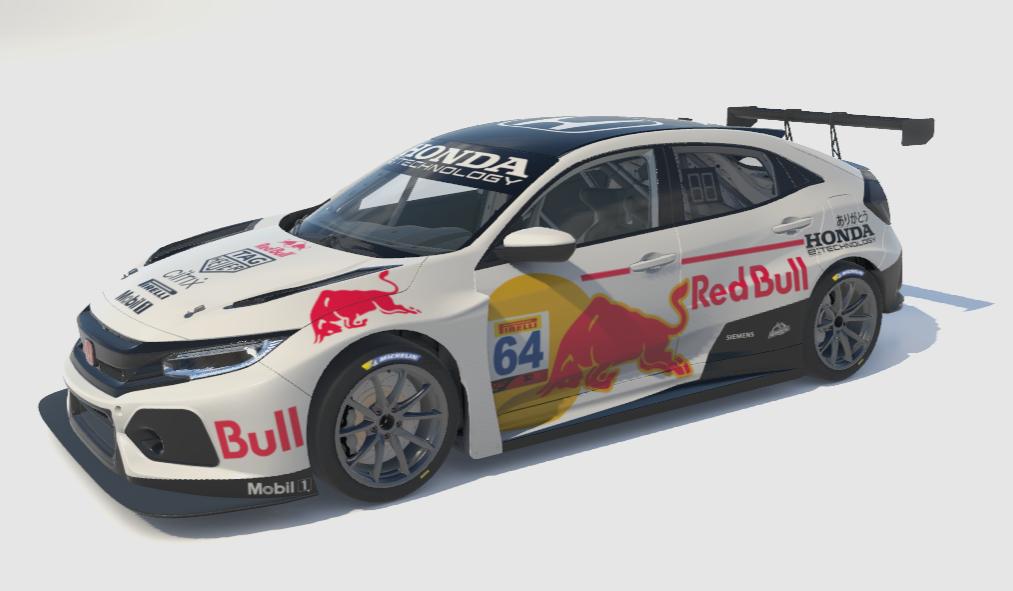 Red Bull Honda Tribute Livery Turkey 2021 Civic Type R by S Mishra ...