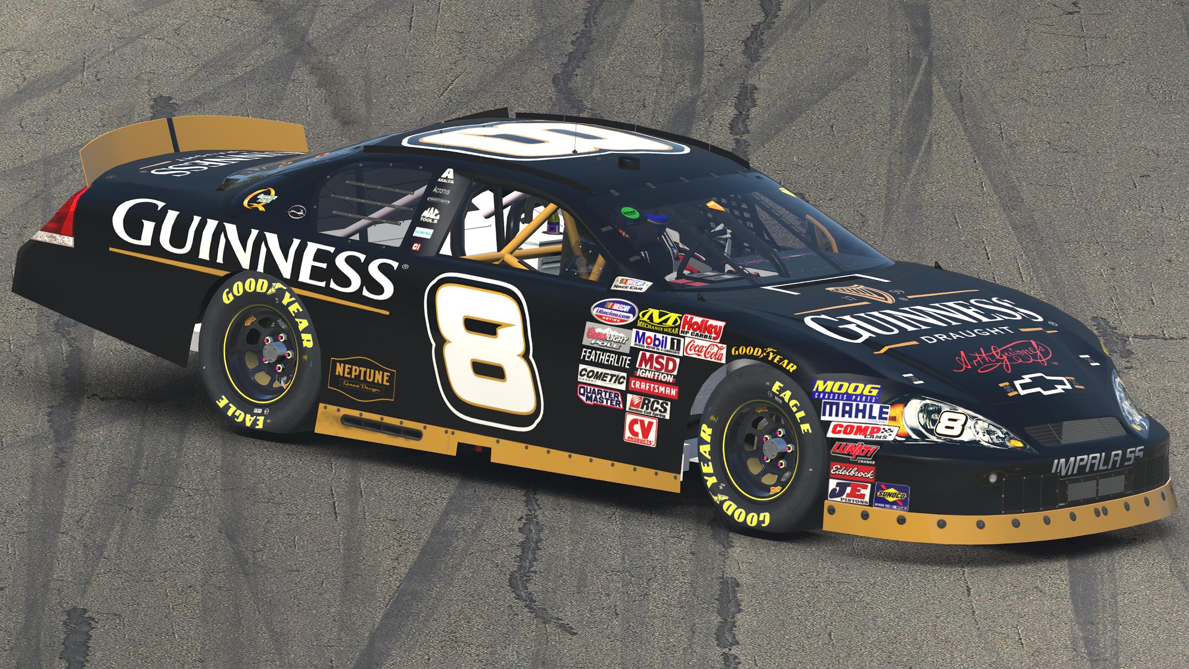 Guiness ARCA Chevy | Fictional | Custom #8 by Blake Gordon - Trading Paints