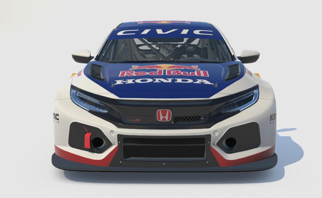 Honda Civic Type Red Bull by Don Craig - Trading Paints