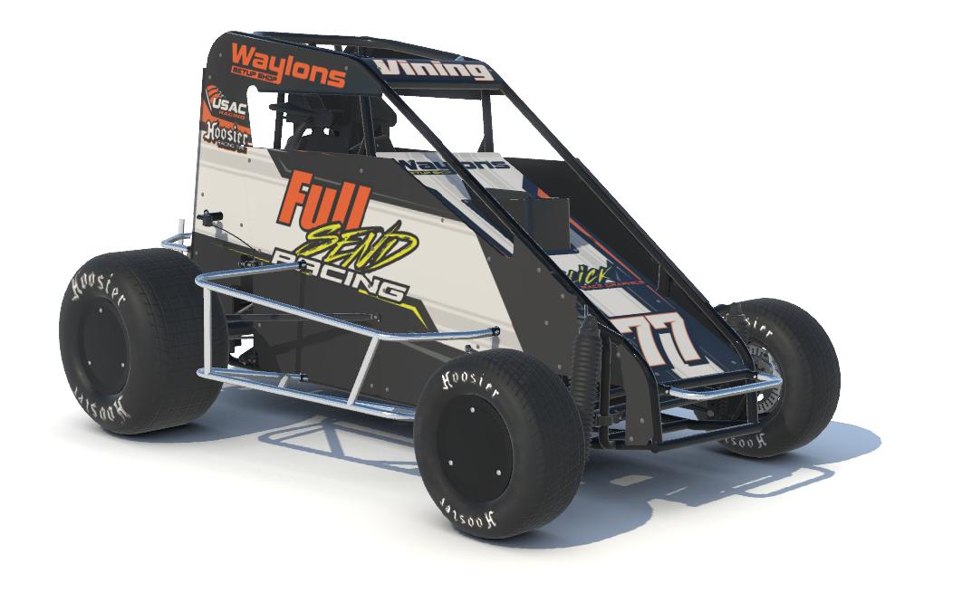Waylon Vining Full Send Racing Chili Bowl Midget by Dillan B. - Trading ...