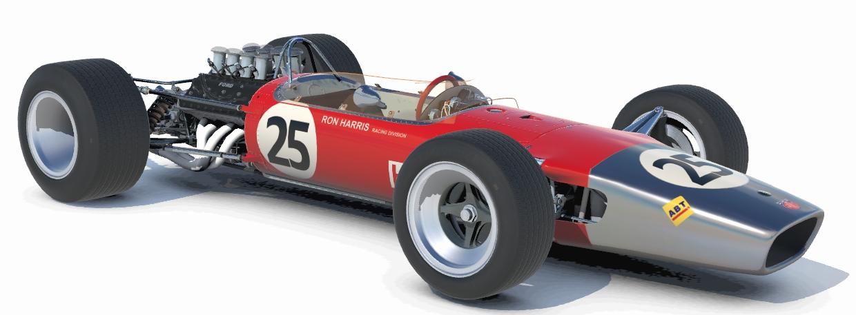 1967 f2 ron harris racing team protos ford by Paul Arnall - Trading Paints